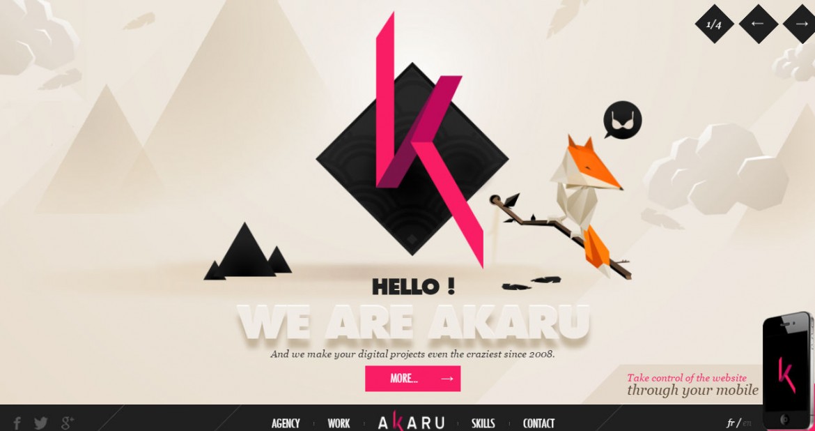 Akaru Agency Css Nectar Web Design Awards Css Gallery