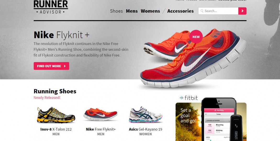 Runner Advisor - CSS Nectar CSS Gallery
