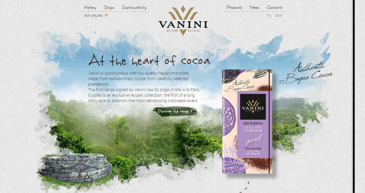 Vanini Cioccolato - CSS Nectar Web Design Awards CSS Gallery