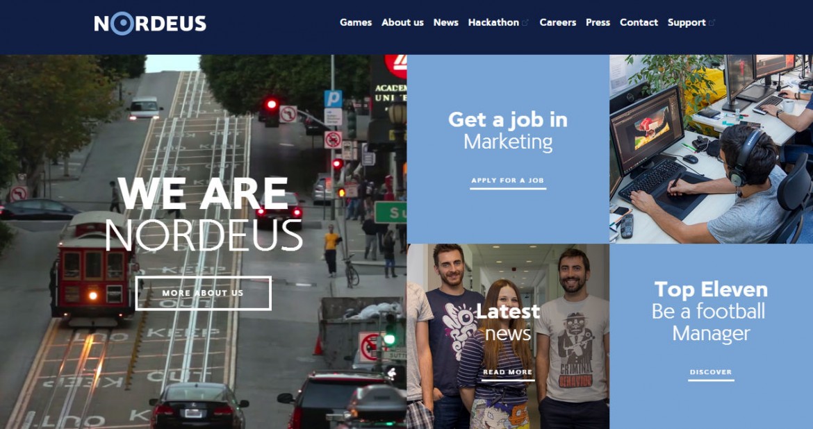 Nordeus - CSS Nectar Web Design Awards CSS Gallery