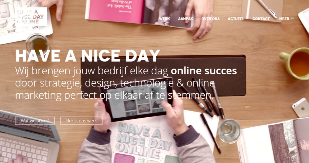 Have A Nice Day - CSS Nectar Web Design Awards CSS Gallery