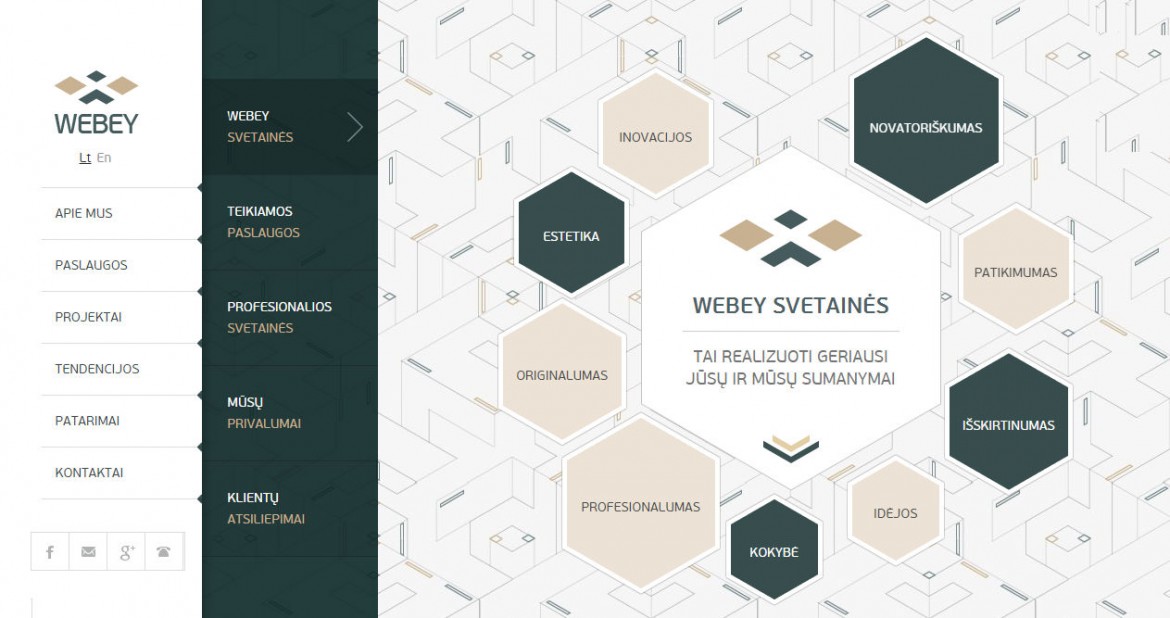 Webey.lt - CSS Nectar Web Design Awards CSS Gallery