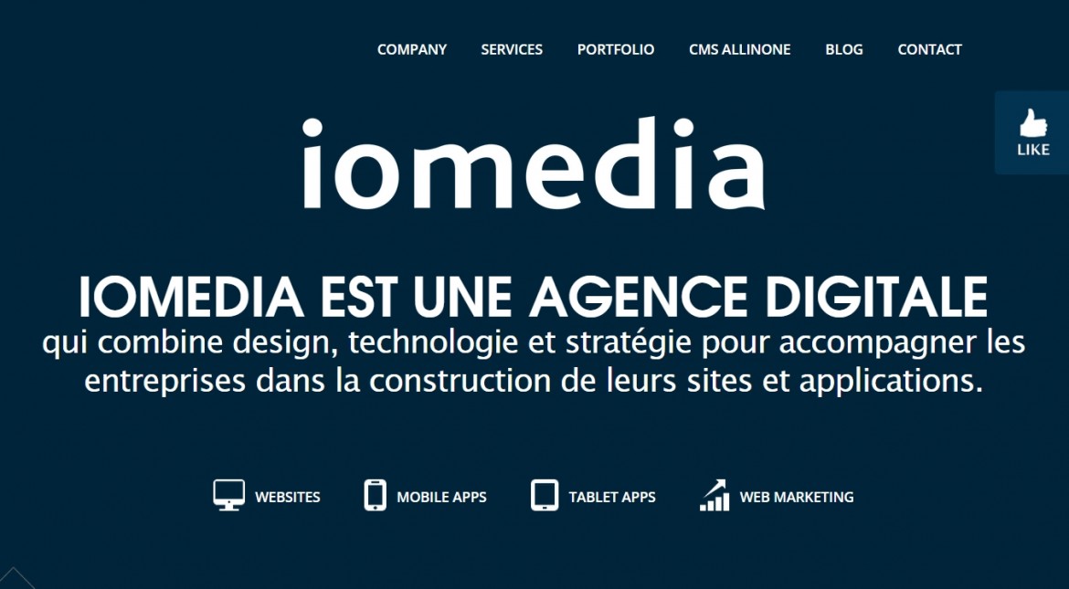 iomedia sarl - CSS Nectar Web Design Awards CSS Gallery