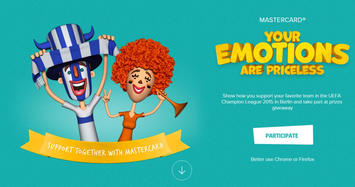 MasterCard® Champions League Avatar - CSS Nectar Web Design Awards CSS ...