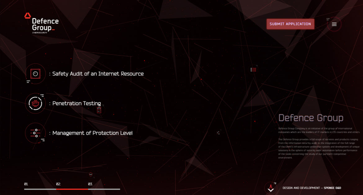 Defence group - CSS Nectar Web Design Awards CSS Gallery