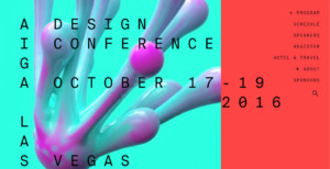 AIGA Design Conference - CSS Nectar Web Design Awards CSS Gallery