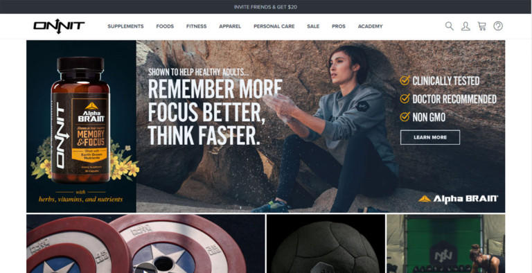 Onnit - Brain, Workout and Health - CSS Nectar Web Design Awards CSS ...