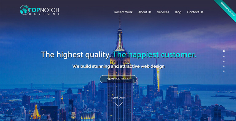 Top Notch Dezigns - CSS Nectar Web Design Awards CSS Gallery