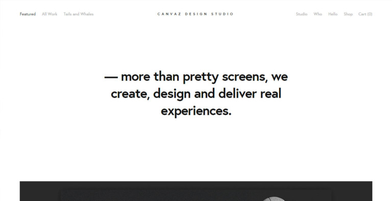 Canvaz Design Studio - CSS Nectar Web Design Awards CSS Gallery