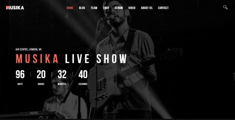 Musika - Music Band Joomla Template - CSS Nectar Web Design Awards CSS ...