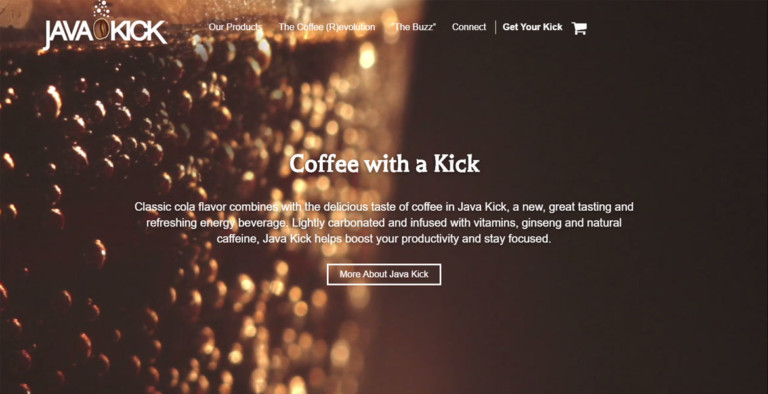 Java Kick - CSS Nectar Web Design Awards CSS Gallery