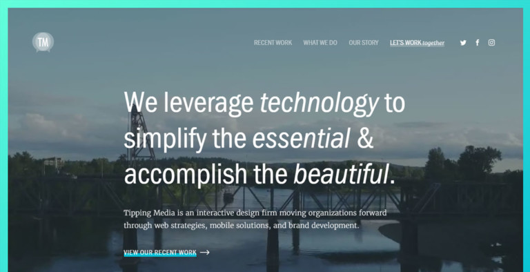 Tipping Media - CSS Nectar Web Design Awards CSS Gallery