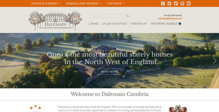 Dalemain - CSS Nectar Web Design Awards CSS Gallery