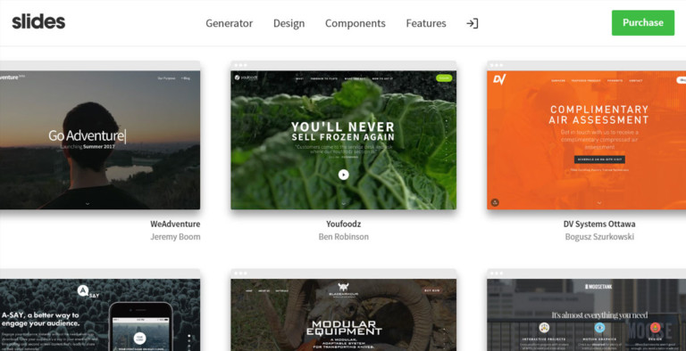 Slides Framework 3.0 - CSS Nectar Web Design Awards CSS Gallery