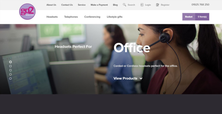 Go2 Telecom - CSS Nectar Web Design Awards CSS Gallery