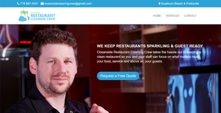Oceanside Restaurant Cleaning Crew - CSS Nectar Web Design Awards CSS Gallery