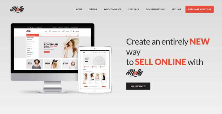Molly - Multipurpose WooCommerce WordPress Theme - CSS Nectar Web Design Awards CSS Gallery