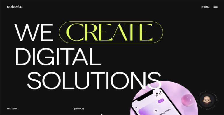 Cuberto Agency - CSS Nectar Web Design Awards CSS Gallery