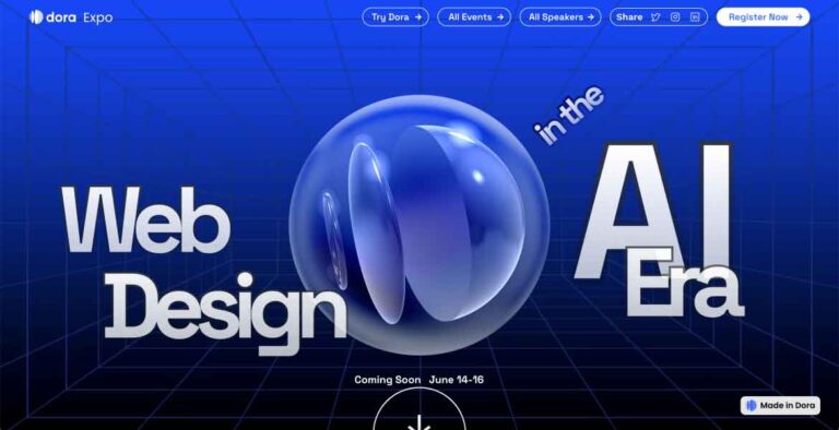 Dora Expo Web Design In The Ai Era Css Nectar Web Design Awards Css Gallery