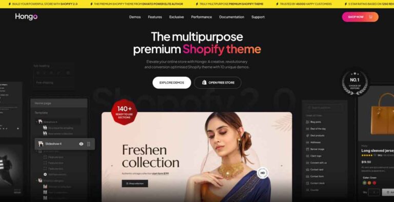 Hongo Shopify Theme OS 2.0 - CSS Nectar Web Design Awards CSS Gallery